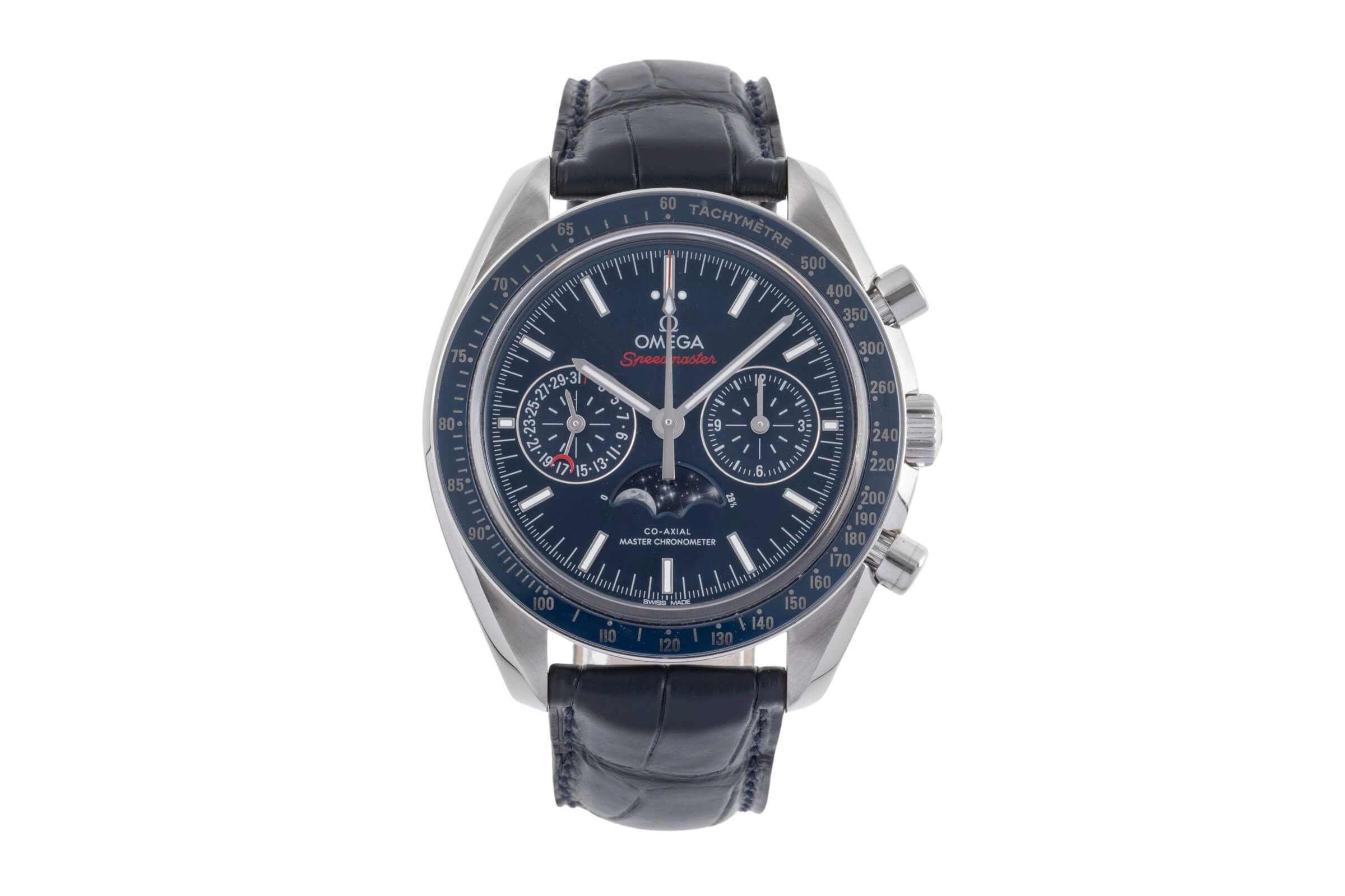 Omega Speedmaster chronograph steel automatic Kal. 9904 Ref. 304.33.44 ...
